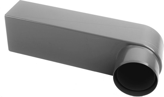 Stadsuitloop met rechte zijuitloop t.b.v. plat dak, incl. EPDM flap